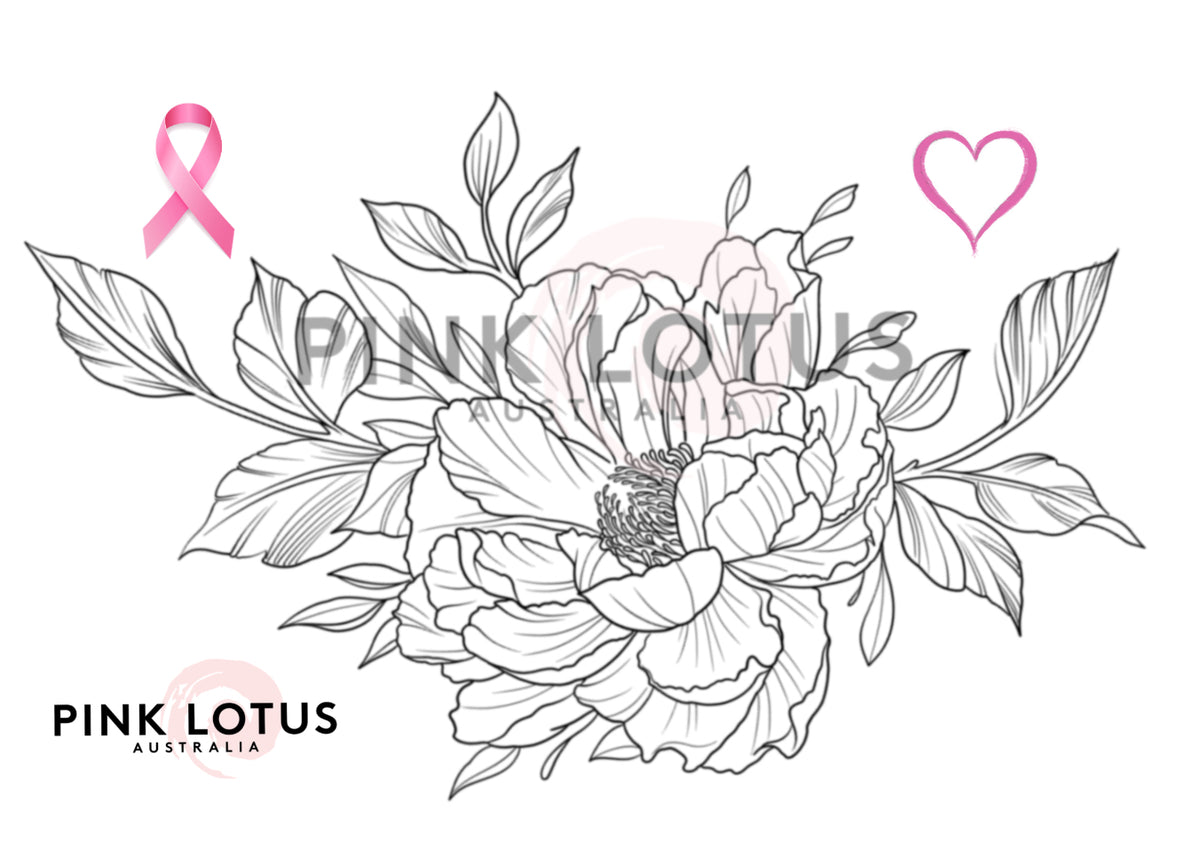 Floral- Linework Design – Pink Lotus Australia